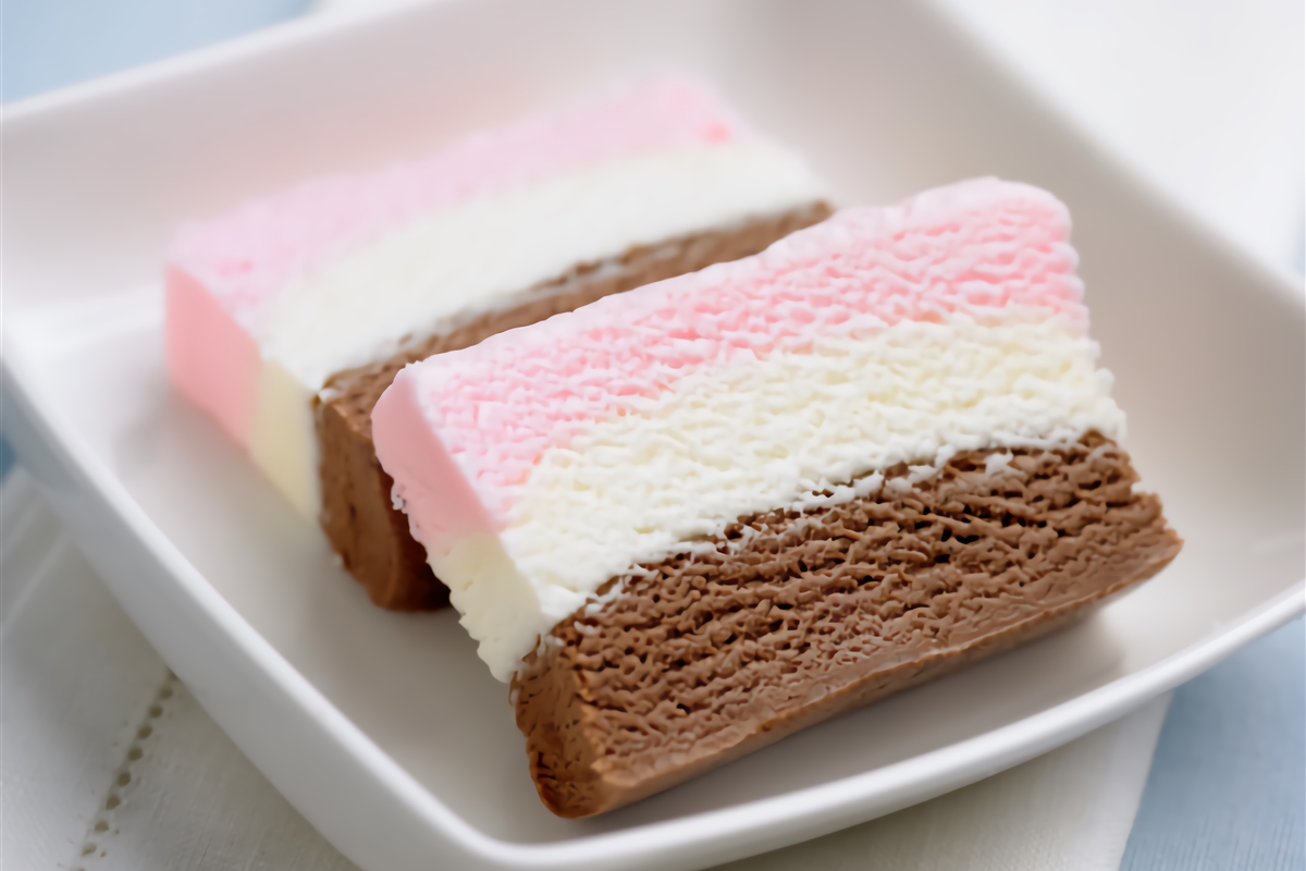 Cassata tricolor con genoise de cacao - El Gourmet