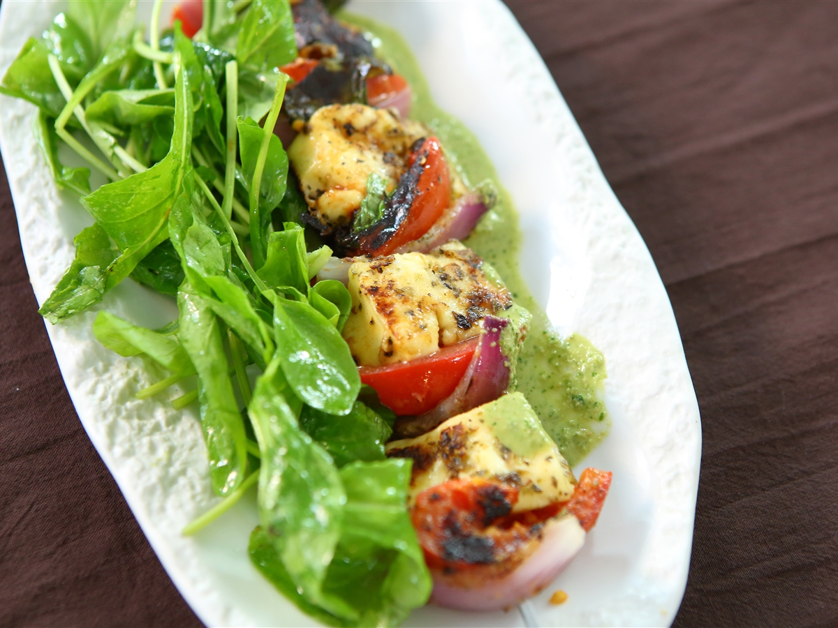 Brochetas De Queso Halloumi El Gourmet