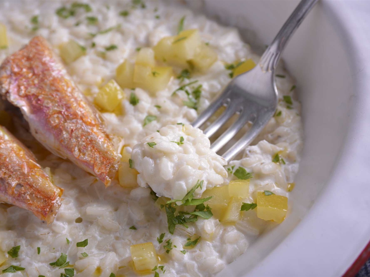 Risotto de ricotta y limón - El Gourmet